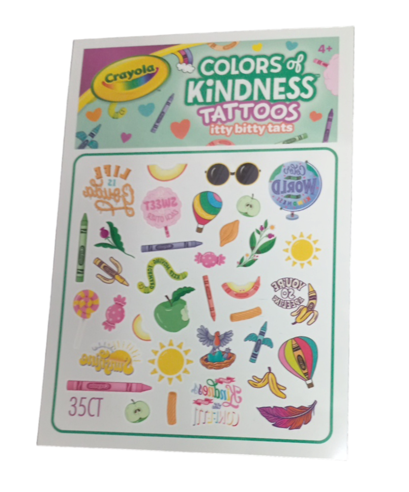 Crayola Colors of Kindness Tattoo | PIEX
