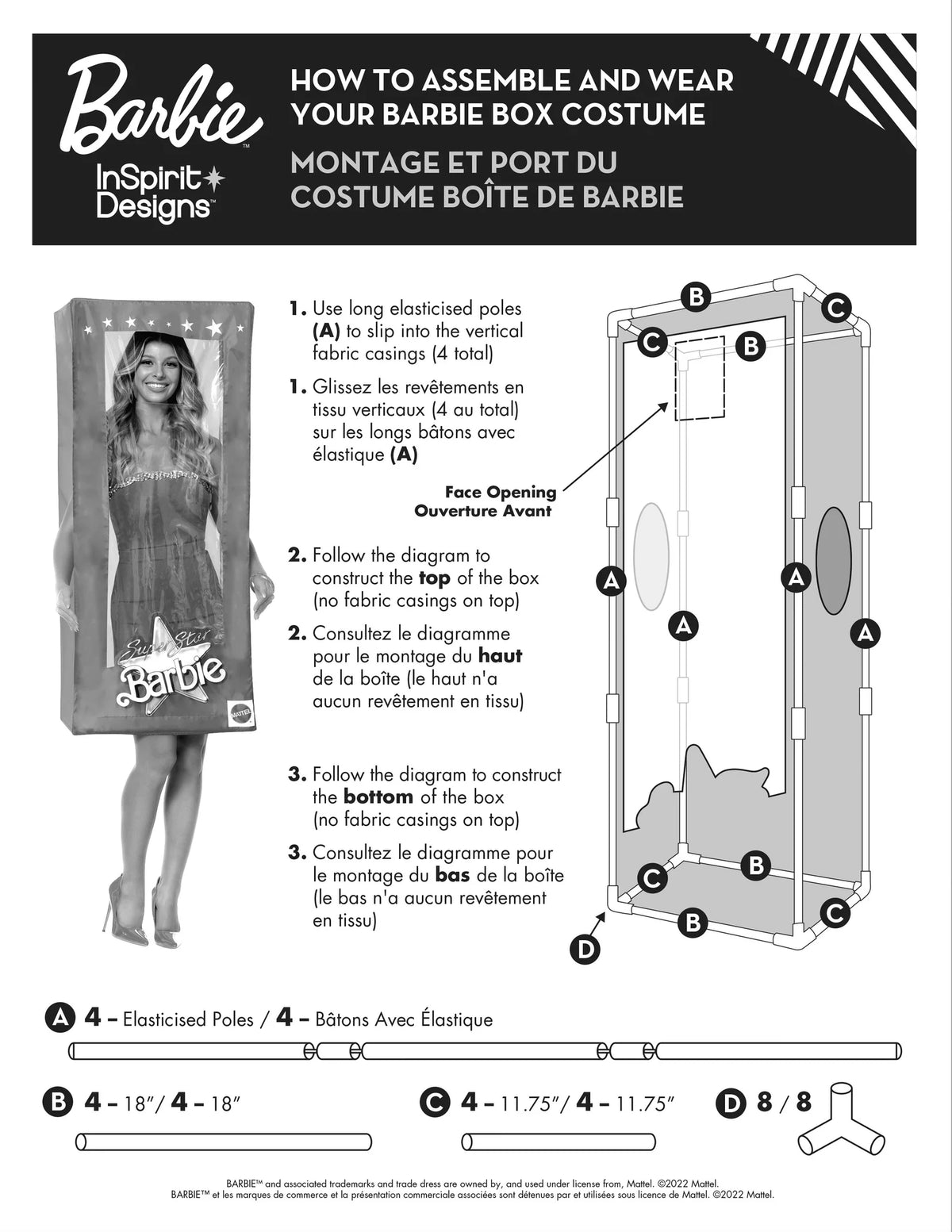 Adult Barbie Box Costume | PIEX
