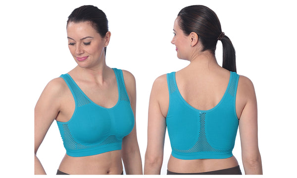 Stretch Mesh Sports Bra | PIEX