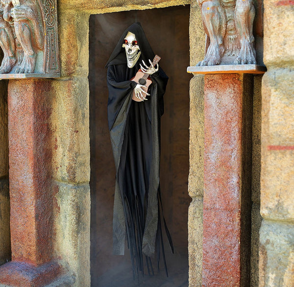 4FT Hanging Animated Singing Reaper with Guitar | PIEX