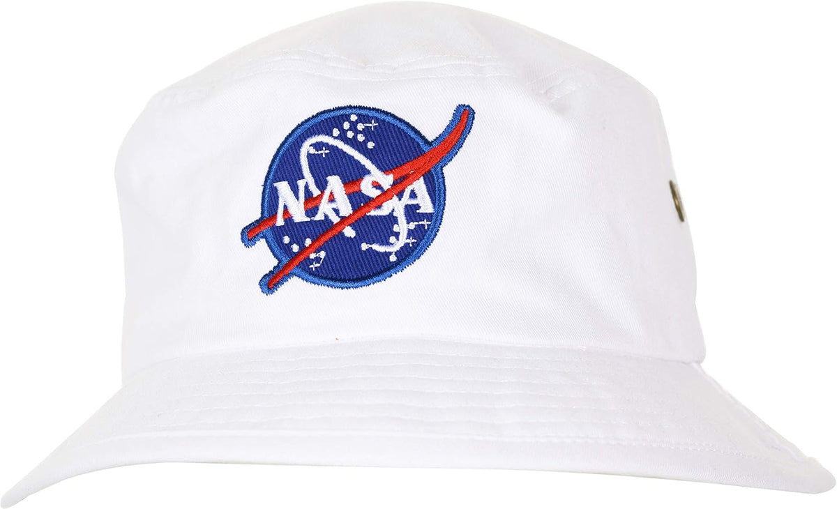 NASA Bucket Hat, White, Meatball Logo,50cm | PIEX