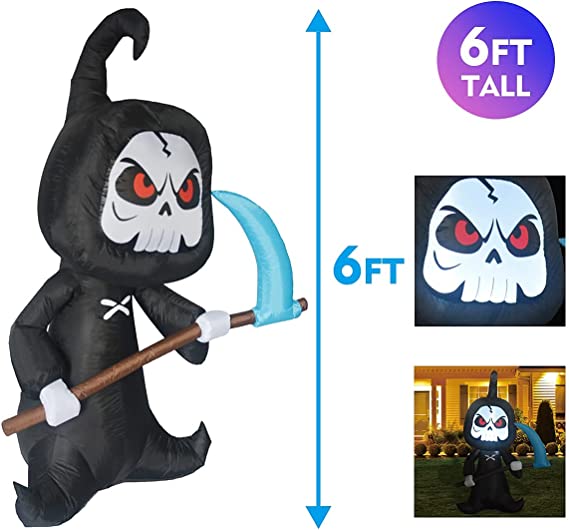 6 FT Height Inflatable Grim Reaper | PIEX