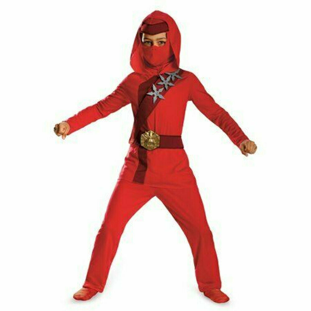 RED FIRE NINJA BOY COSTUME | PIEX